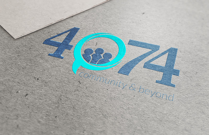 4074 Logo Design - Sunah Design Studio