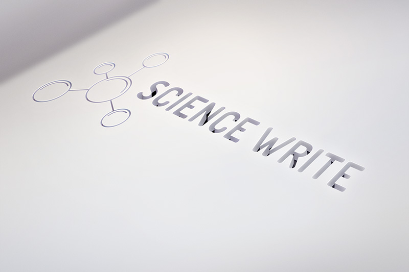 Science Write Logo - Sunah Design Studio